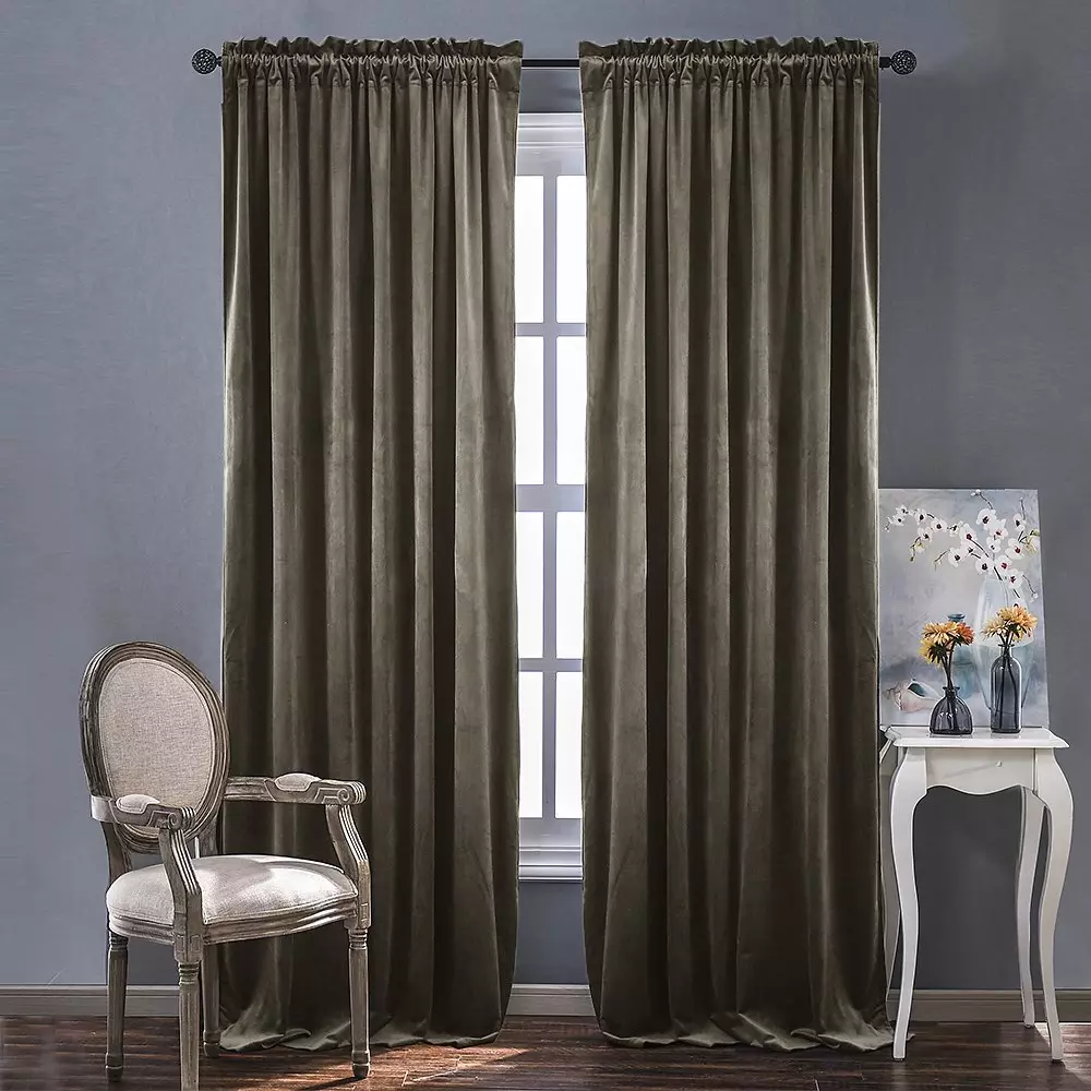Velvet curtain blinds amazon