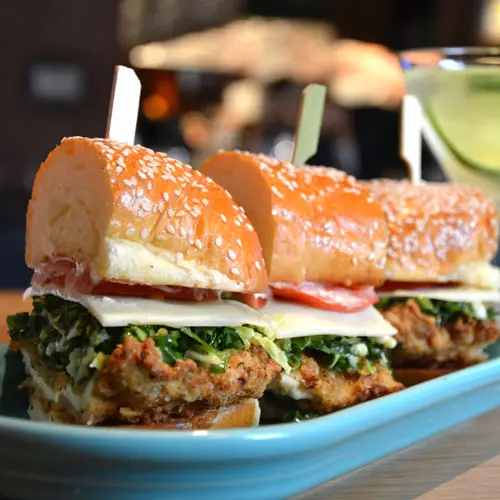 crispy chicken sandwich honor bar beverly hills gastropub