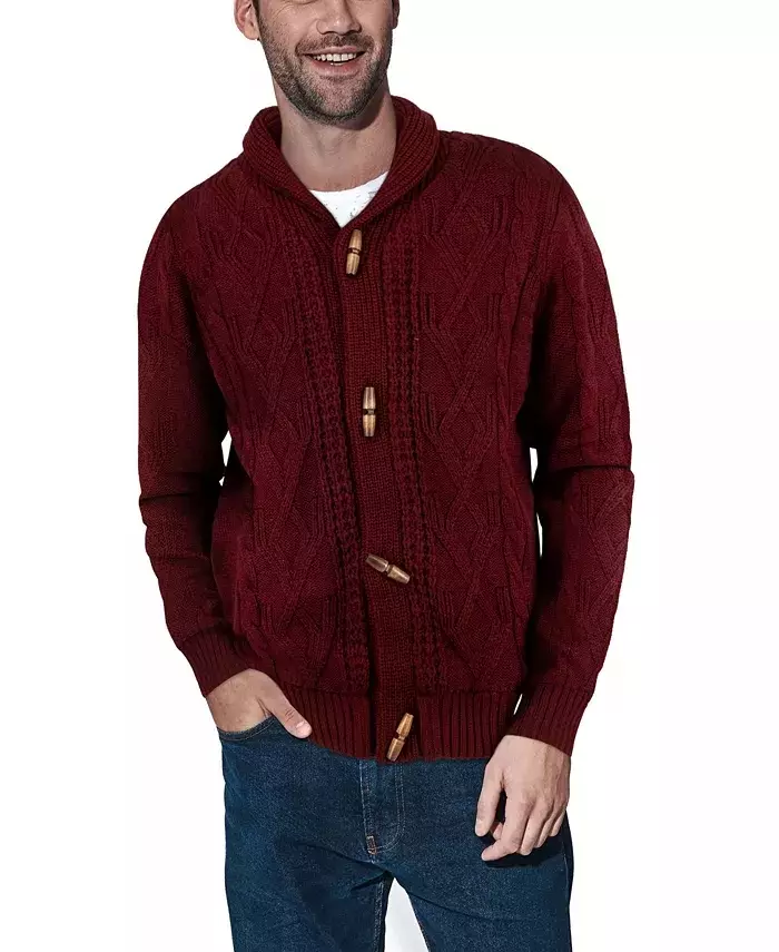 X-Ray Shawl Collar Cardigan - អាវយឺតដ៏ល្អបំផុតសម្រាប់បុរស