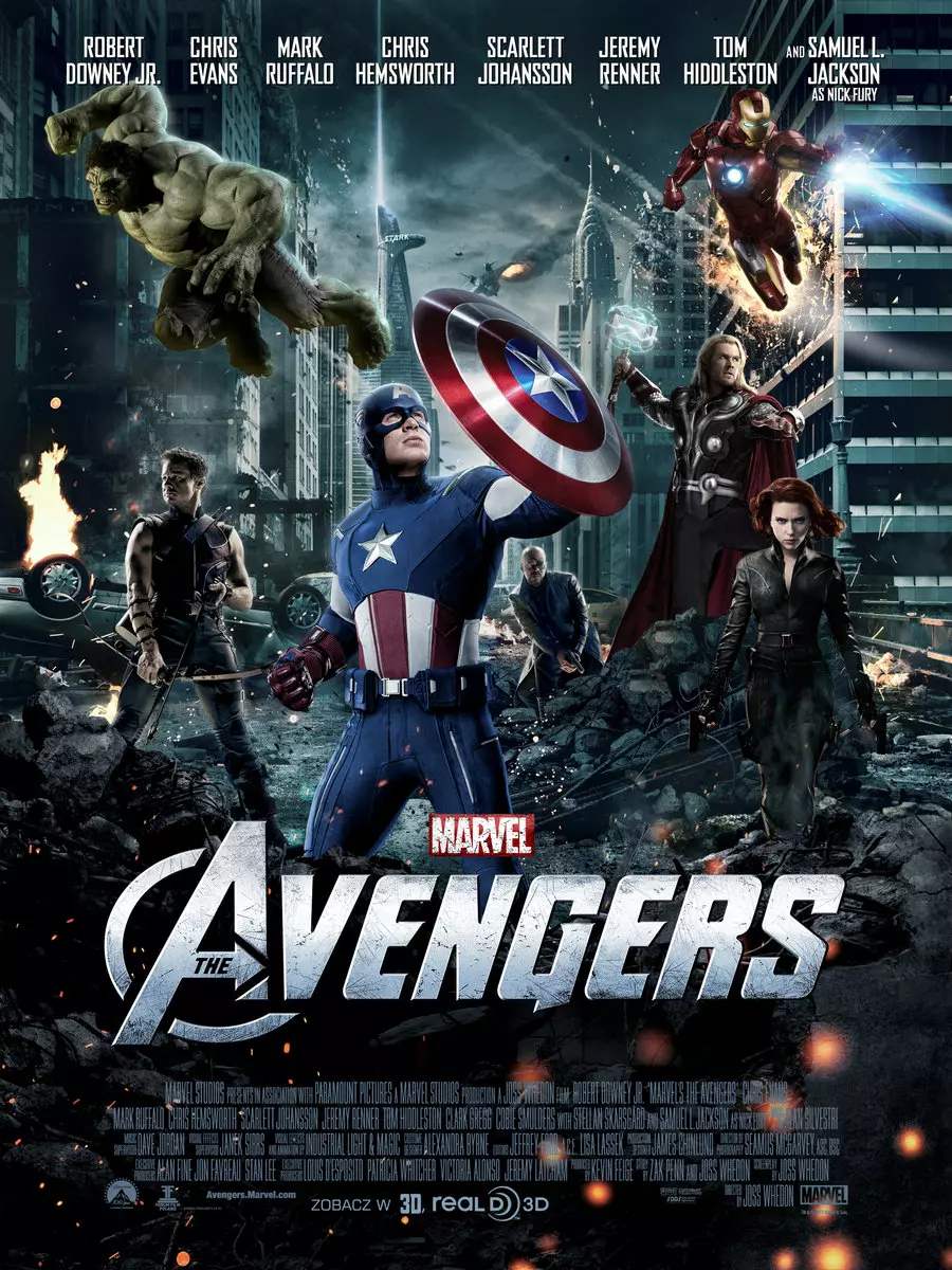 Das Filmplakat der Avengers