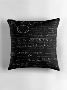 math equation pillow