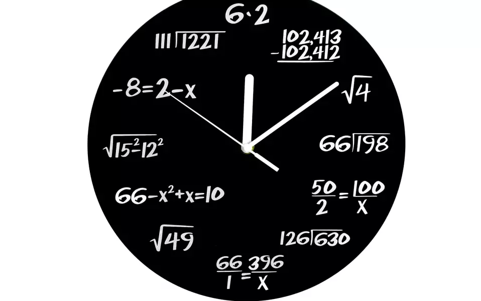L'orologio matematico aggiunge la risoluzione dei problemi