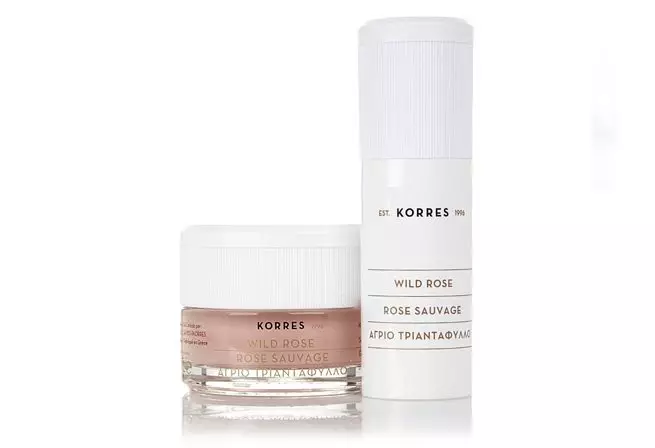Korres 2-part rejuvenating brightening skin peel