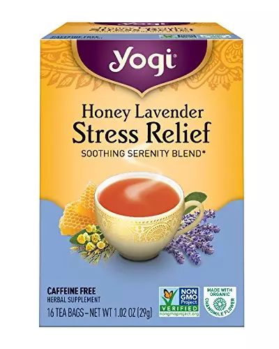Yogi Tea Stress Relief Heuning Laventel