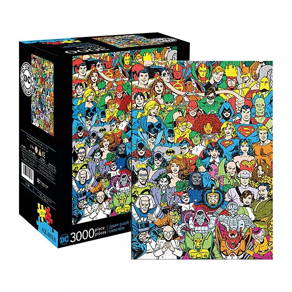 DC Comics Retro Cast 3000 Piece Puzzle