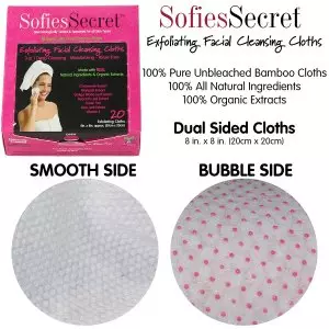 SofiesSecret Exfoliating Facial Cleansing Wipes