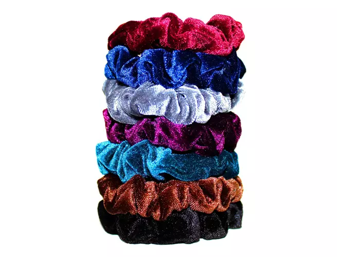 Velvet Scrunchies ຜົມ