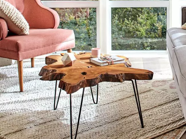 Náttúruleg Rustic Wood Furniture: 7 Best
