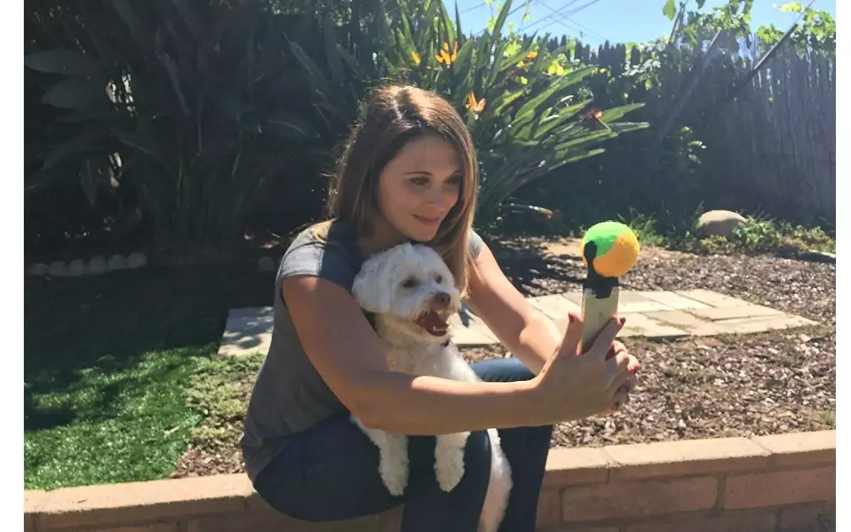 Tento psí selfie míč vytvoří