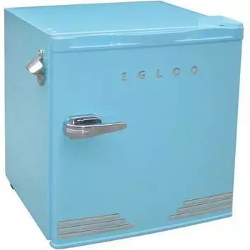 retro igloo mini fridge