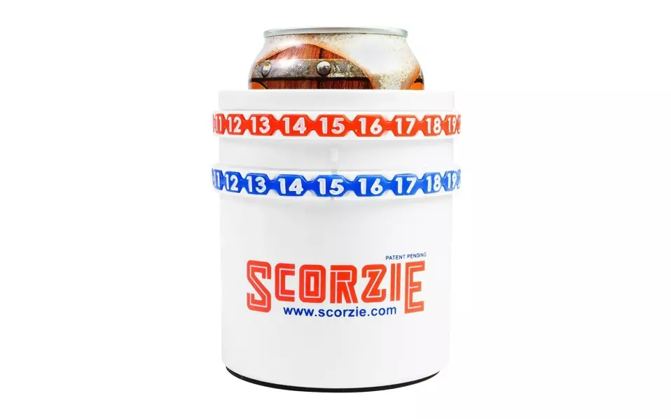 Scorzie Drink Cozy Scorekeeper on a