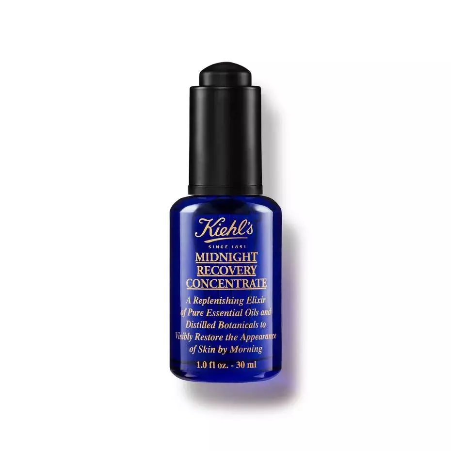 Kiehl's Midnight Recovery концентрат масло за лице; најдобрите масла за лице