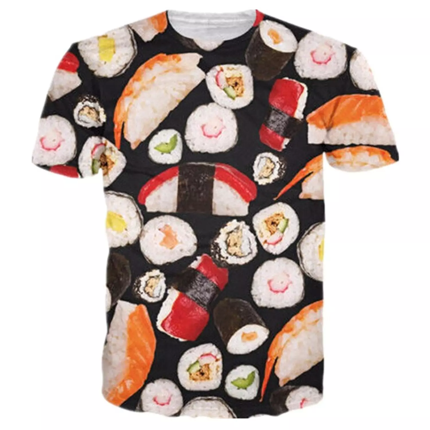 T-Shirt Yosindikizidwa ya 3D ya Sushi