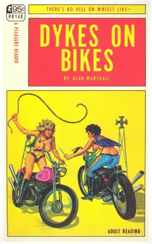 Dykes Dina Bikes - 11 x 17 Retro Book Cover Poster