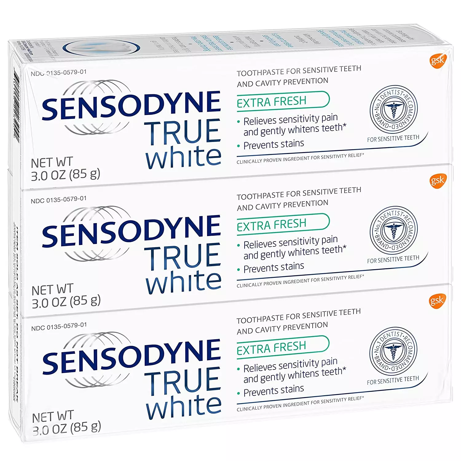 Sensodyne True White Whitening သွားတိုက်ဆေး၊ ထိခိုက်လွယ်သော သွားများအတွက် အကောင်းဆုံး သွားတိုက်ဆေး