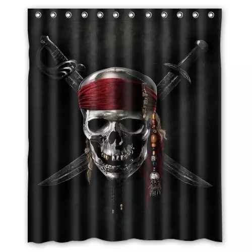 Yestore Bajak Pancuran Curtain