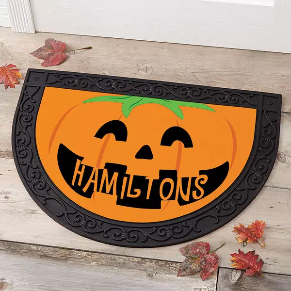Decoraciones de Halloween 13 maneras de personalizar la decoración de la alfombra de la puerta