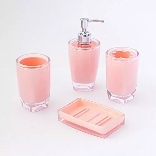 Pink Bathroom Set Amazon