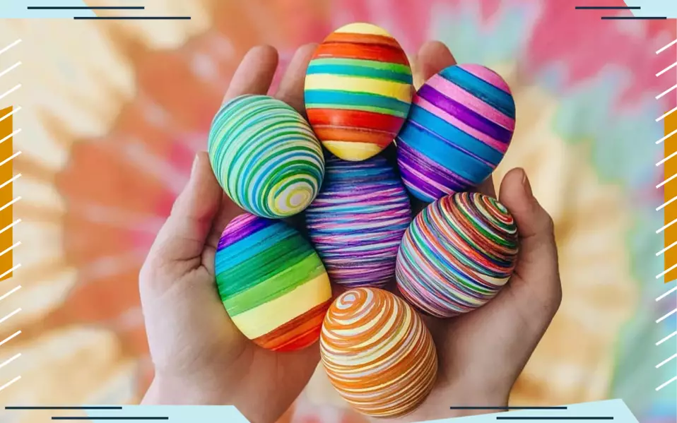komplete për ngjyrosjen e vezëve të Pashkëve