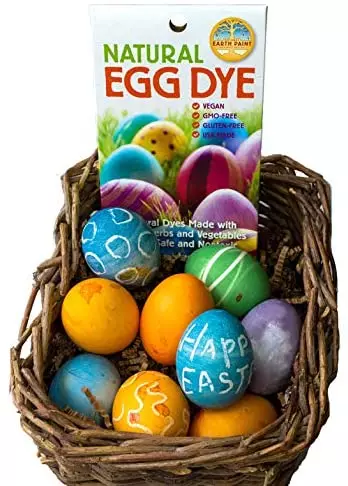 Naturalny zestaw do farbowania jajek wielkanocnych