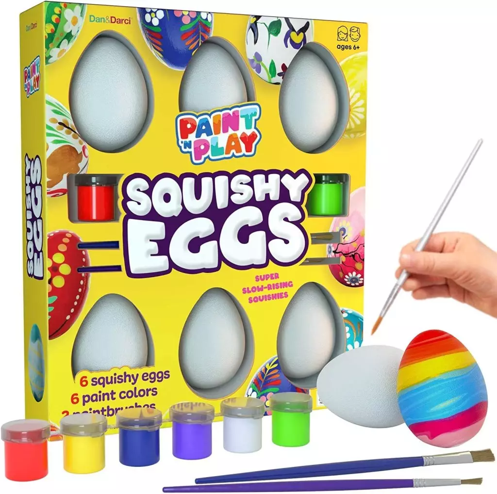 Squishy æg påske dekorationssæt