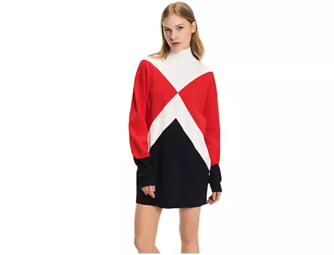 Gigi Hadid x Tommy Graphic Sweter