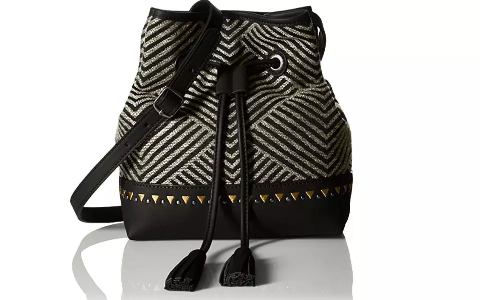drawstring chevron stripe backpack lucky brand