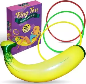 I-A3 i-Inflatable ye-Banana Ring ye-Toss Bachelorette Party Game