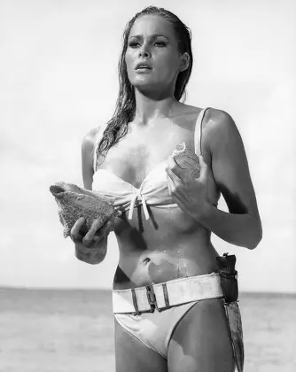 Pláž Ursula Andress James Bond