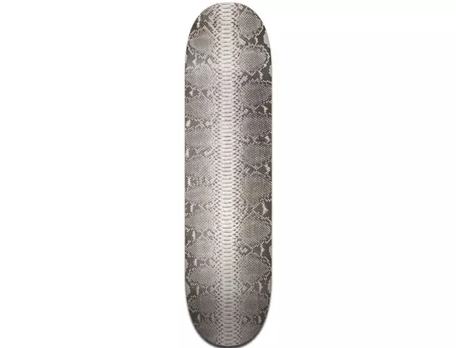 planche de skateboard Jamie Clawson cuir de python