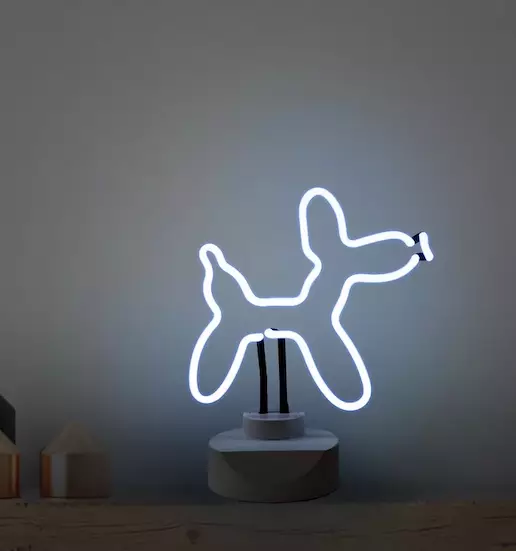 Oliver Gal Dog Stabletop Neon Sign