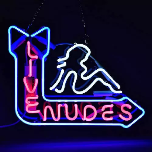 Live Nudes Enseigne Néon