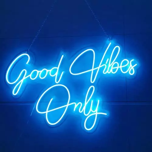 Bare Good Vibes Sign