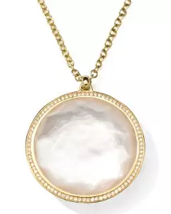 Ippolita 18K Gold Rock Candy liela konfektes kaklarota dubultā un dimantiem