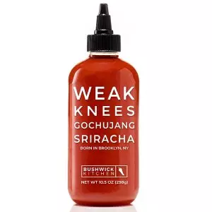 Šibka kolena Pekoča omaka Gochujang Sriracha