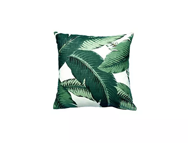 Daun Print Lempar Bantal