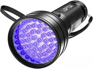 របៀបសម្អាតពូក loftek uv flashlight black light