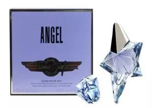 Әйелдер Angel Eau de Parfum 0,17 унция. Spray & Eau de Parfum 0,8 унция. Миниатюра - аспандағы екі бөлікті жұлдыздар саяхат жинағы