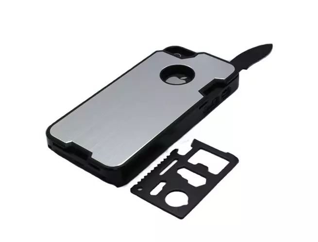 Camping iPhone Case Stainless Steel