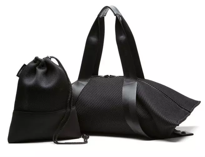 Yoga Bag Black Sport Mesh Transience