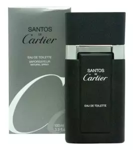 Men's Santos de Cartier Eau de Toilette Spray - 3.3 fl. ອໍ.