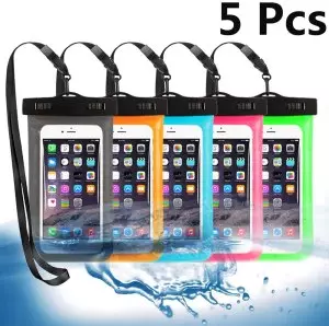 vandeniui atsparūs telefono dėklai - Samsung 5-Pack Case