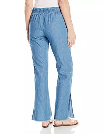 trekkoord chambray broek enza costa