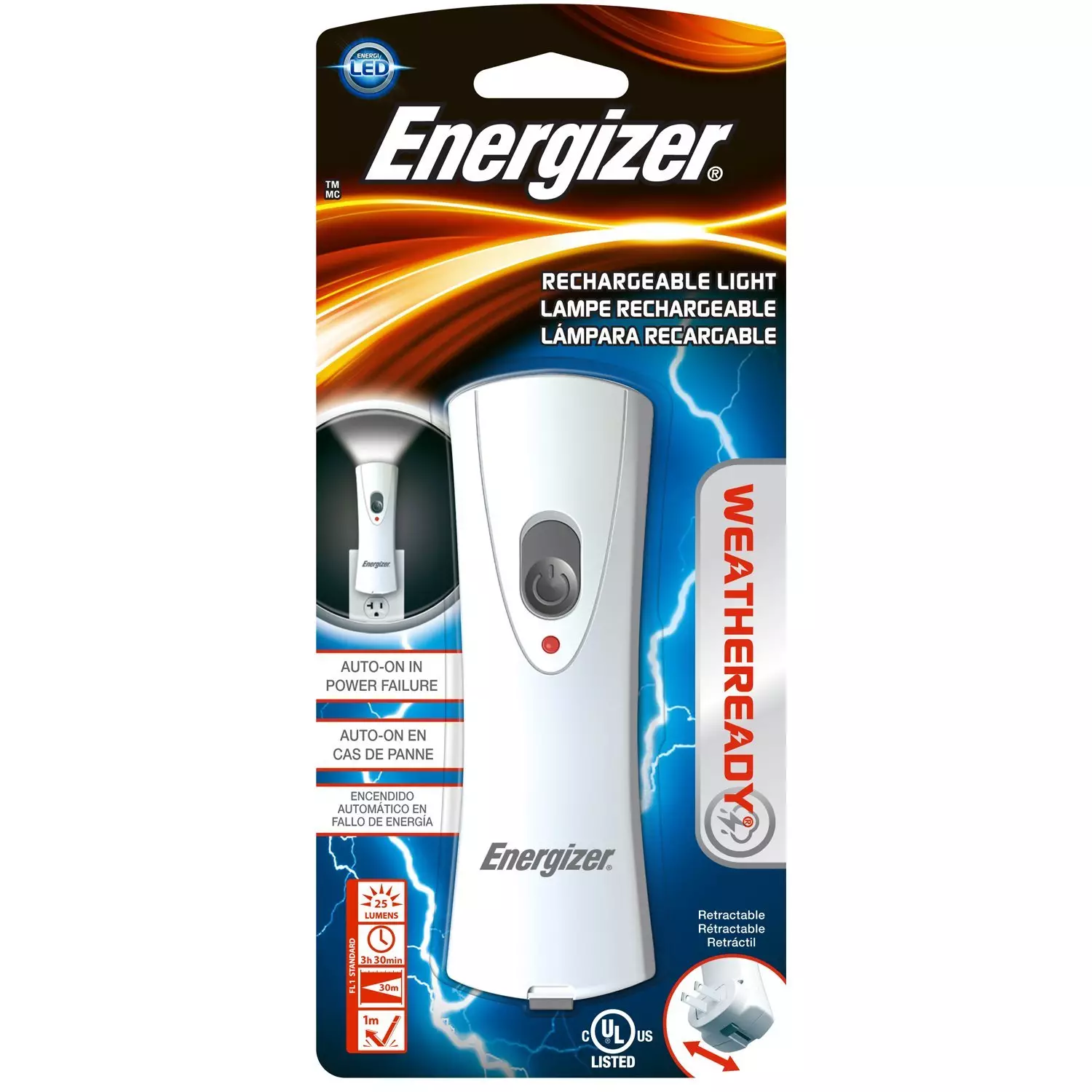 Lumină reîncărcabilă Energizer Weatheready