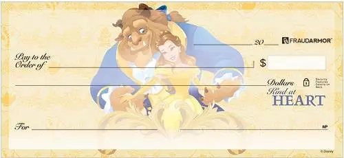 Beauty and the Beast Checks