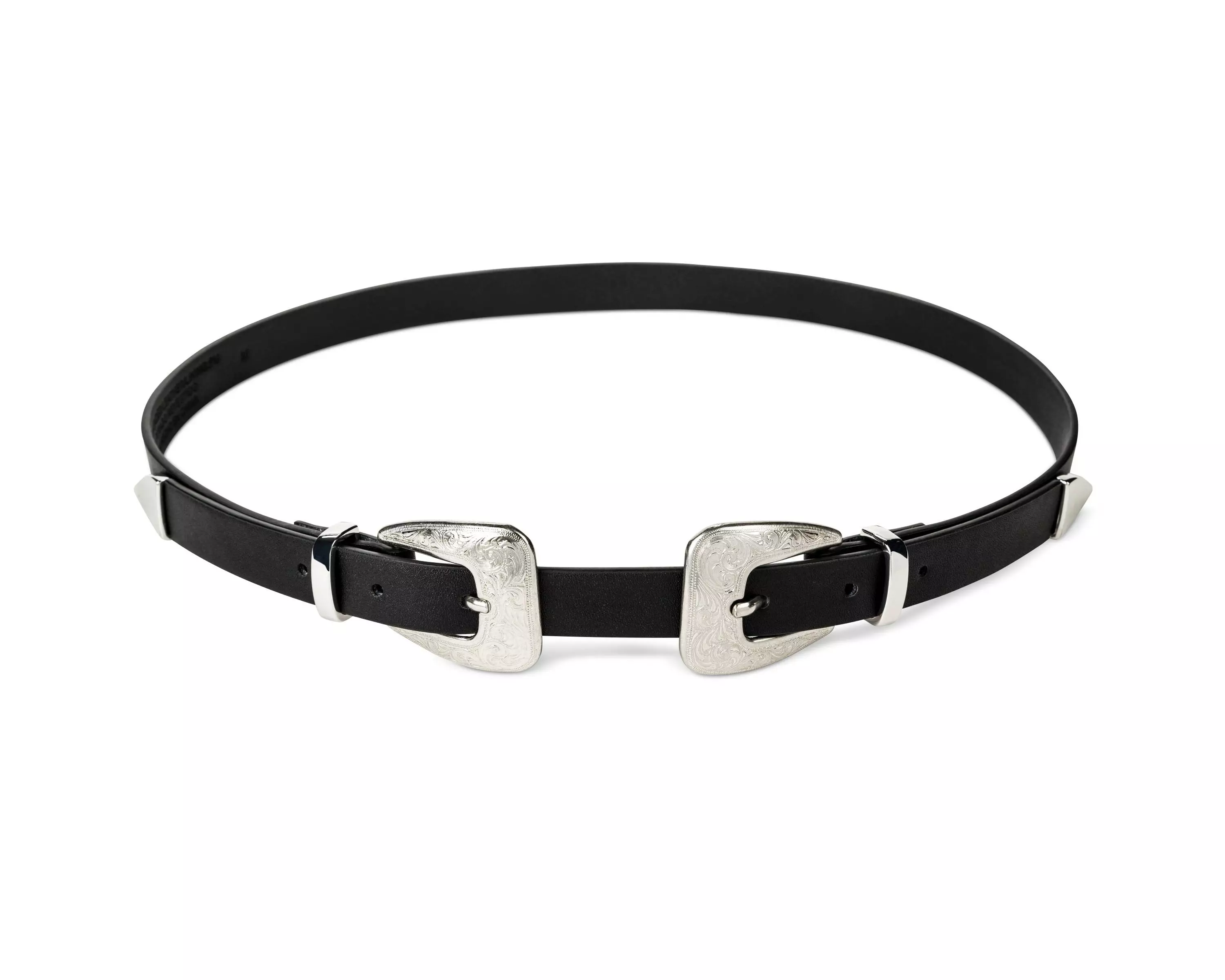 ceinture double boucle femme Target