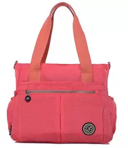 Travel Water Resistant Nylon Tote Shoulder Bag Crossbody Handbag
