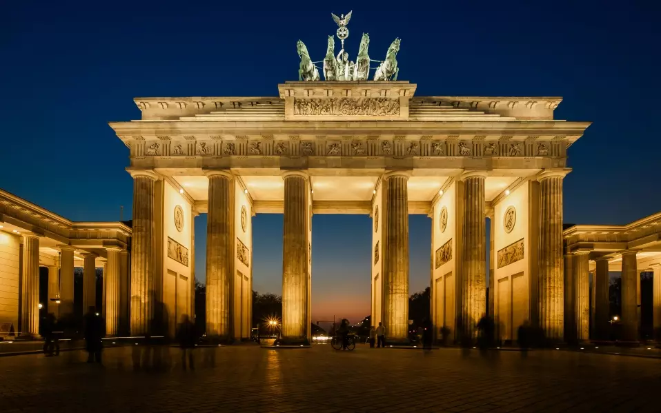 Cổng Brandenburg ở Berlin