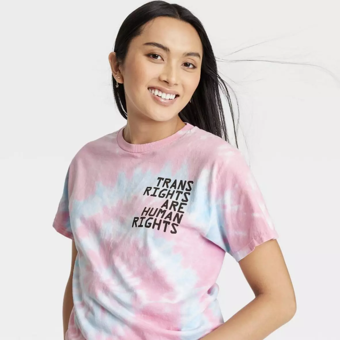 Pride Adult Trans Rights PHLUID Project T-krekls ar īsām piedurknēm