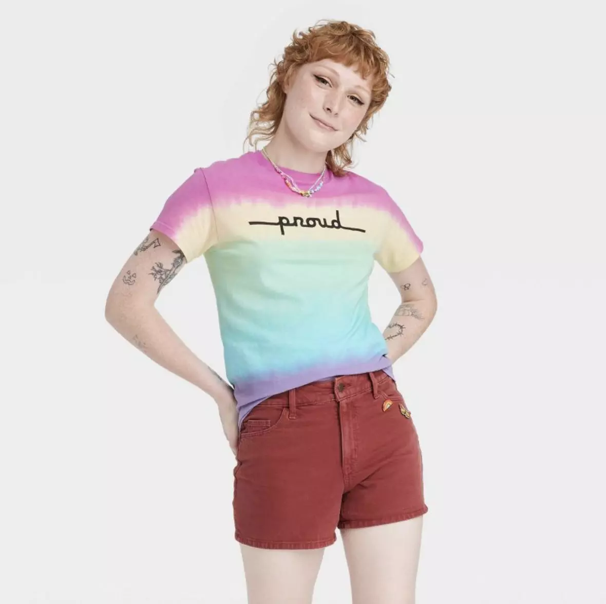 Pride Adult Proud PHLUID Project T-krekls ar īsām piedurknēm